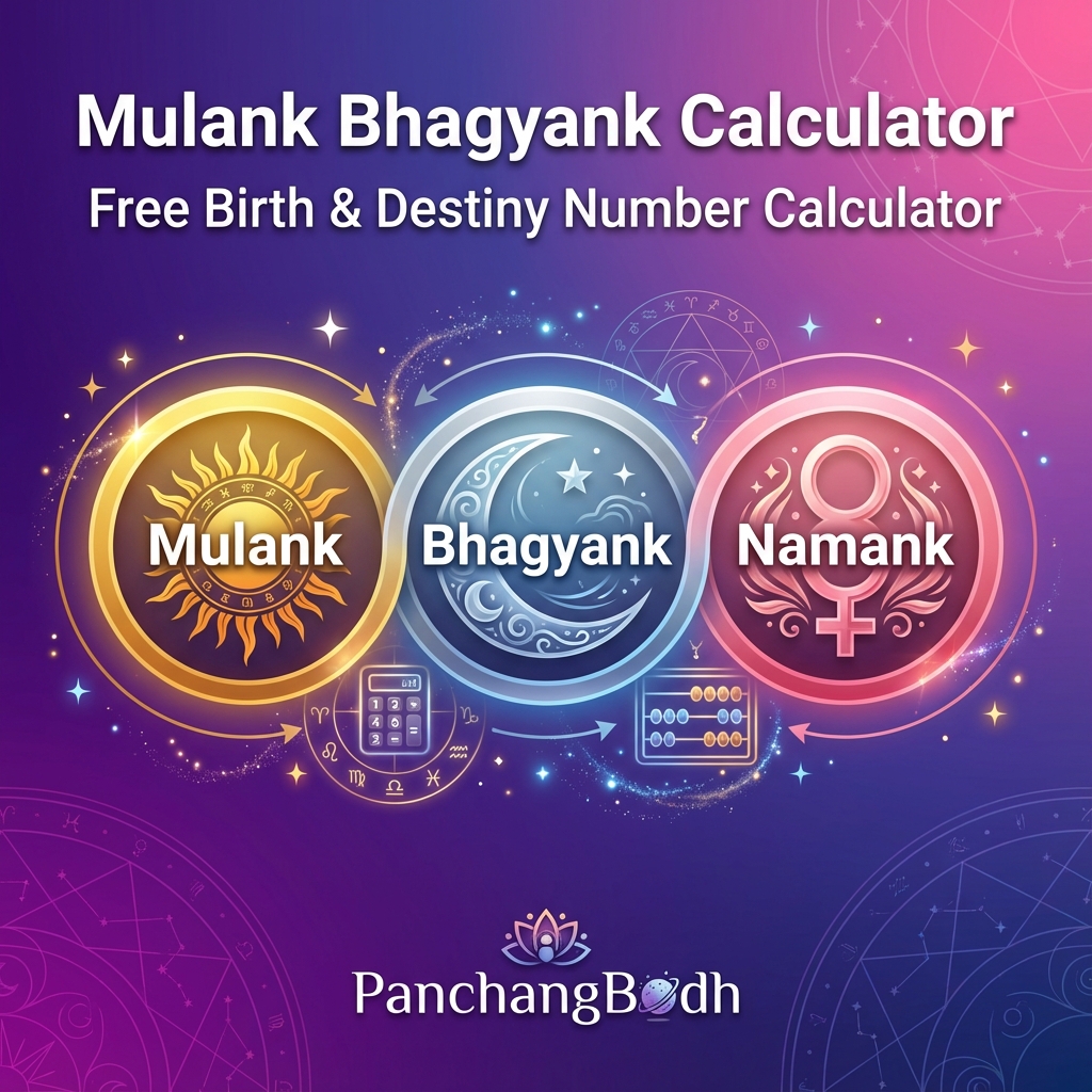 Mulank Bhagyank Calculator - Free Birth & Destiny Number | PanchangBodh